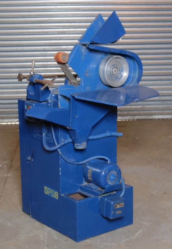 RJH Profile Belt Linisher, Extractor Mounted