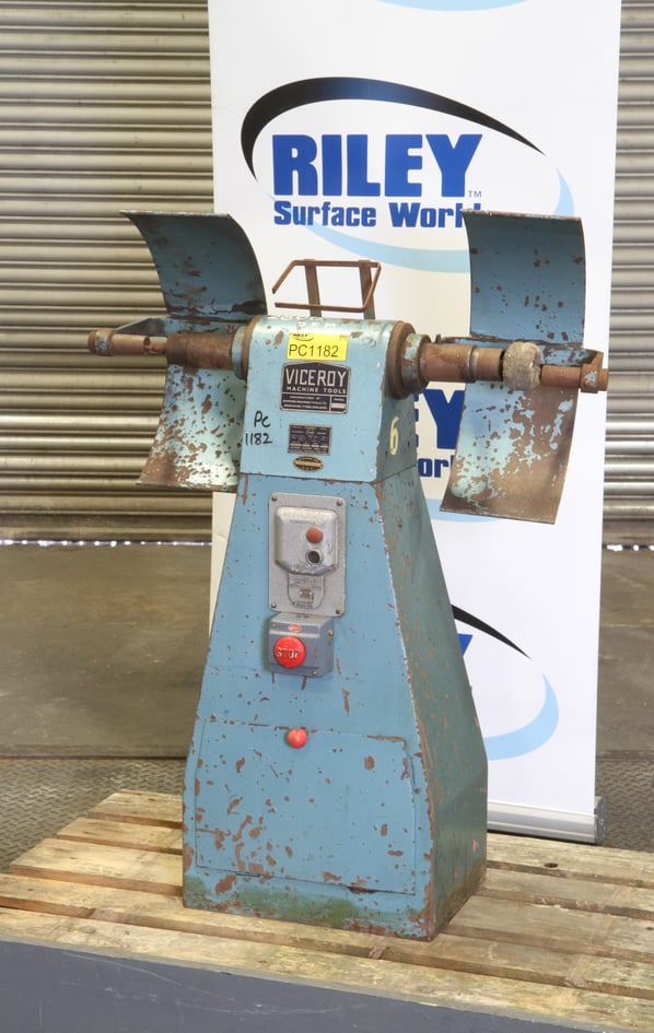 Viceroy Pedestal Mounted Double Ended Industrial Polisher
