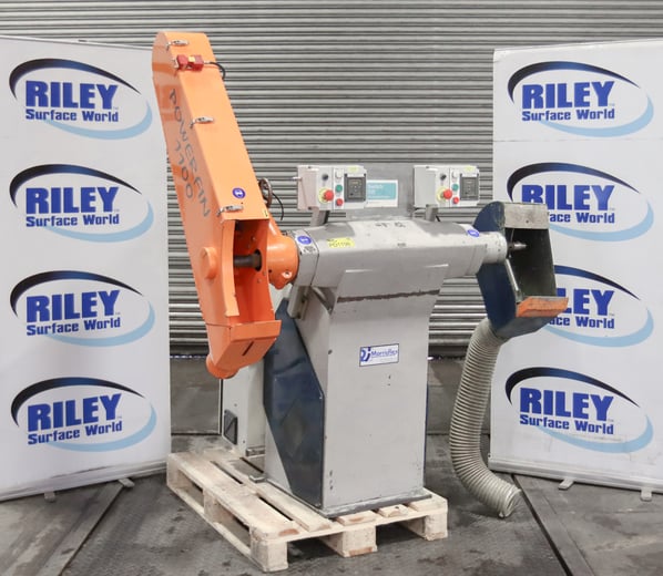 RJH Powerfin 1100 Heavy Duty, Double Ended Linishing Machine