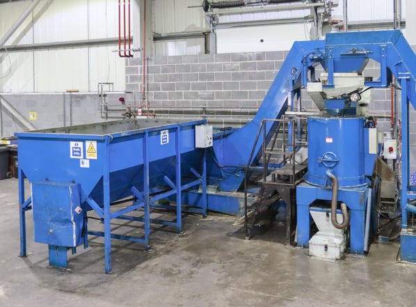 Henri Petit-Jean Automatic Swarf Centrifuge Line for Suds