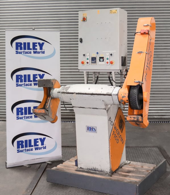 RJH Powerfin 1100 Heavy Duty, Double Ended Linishing Machine