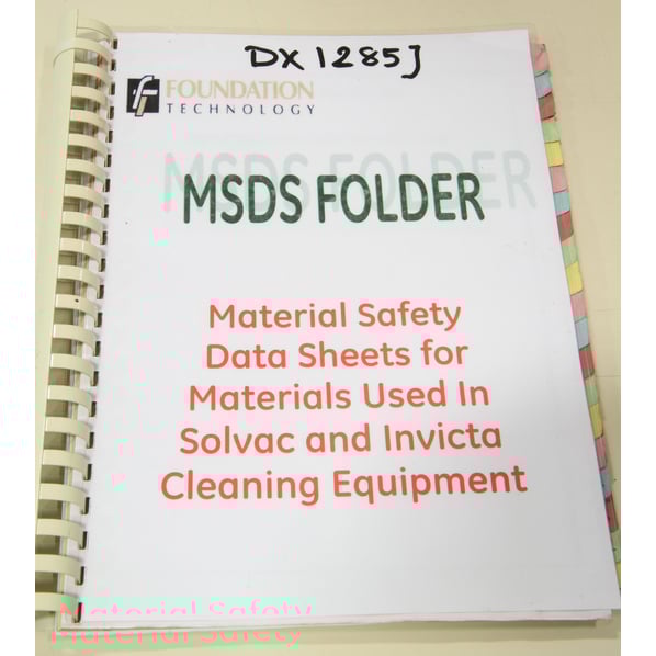 CC Hydrosonics Ultrasonic Solvent Precision Cleaning Machine