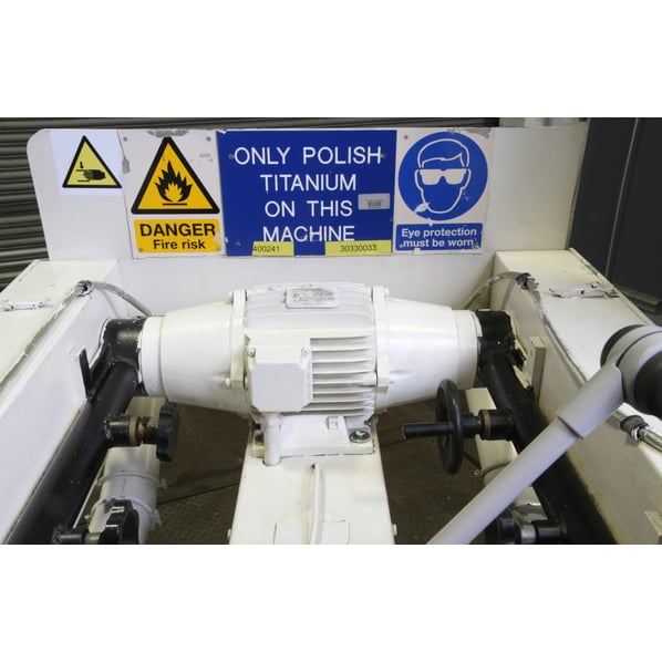 Marpol Double Ended Profile Belt Blending & Linishing Machine