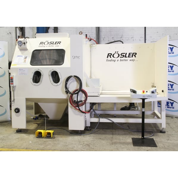Rosler VB-150H Semi-automatic Vapour Blast Machine