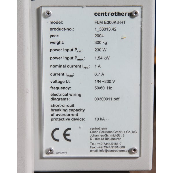 Centrotherm Gas Fume Scrubber