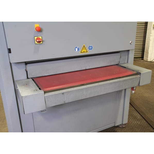 Lissmac SMD123RE Wide Belt Rotating 4 Brush Deburring Machine with Wet ...