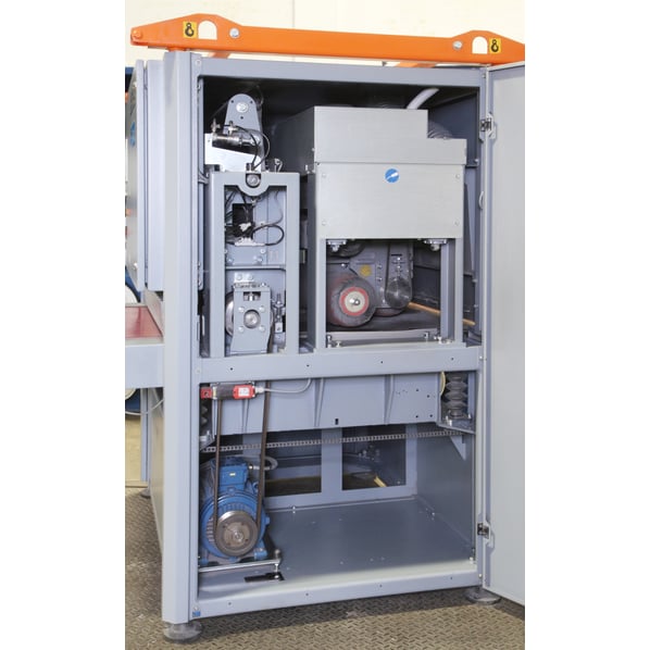 Lissmac SMD123RE Wide Belt Rotating 4 Brush Deburring Machine with Wet ...