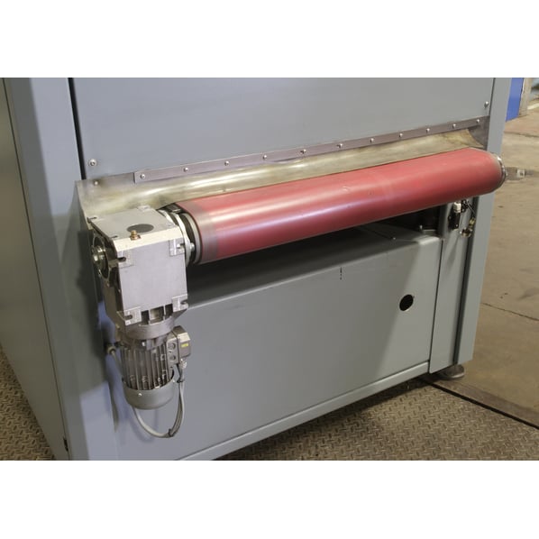 Lissmac SMD123RE Wide Belt Rotating 4 Brush Deburring Machine with Wet ...