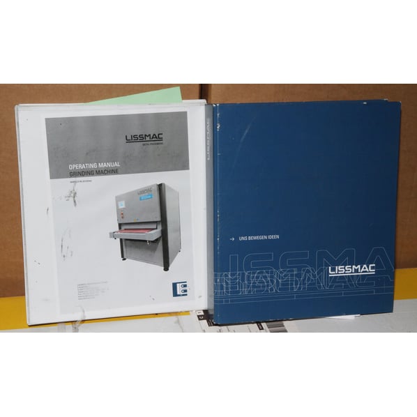 Lissmac SMD123RE Wide Belt Rotating 4 Brush Deburring Machine with Wet ...