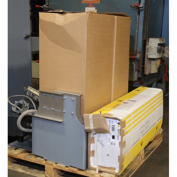 Lissmac SMD123RE Wide Belt Rotating 4 Brush Deburring Machine with Wet ...