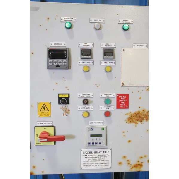 Excel Heat Ltd 560°C Large Capacity, Front Loading Oven with Uplifting ...
