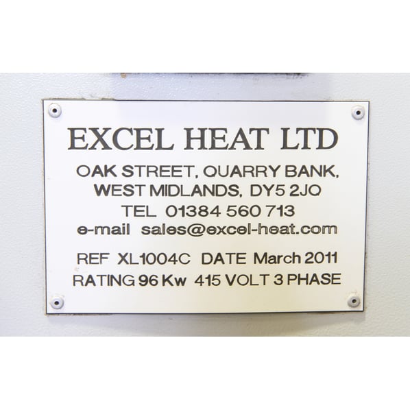 Excel Heat Ltd 560°C Large Capacity, Front Loading Oven with Uplifting ...