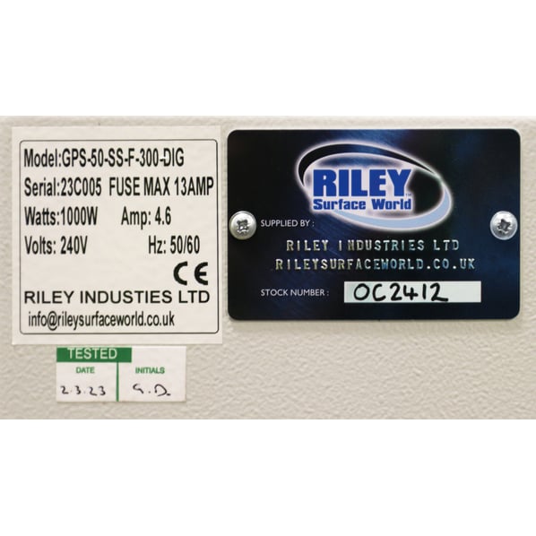 Riley 50 Litre 300°C Superior Laboratory Oven