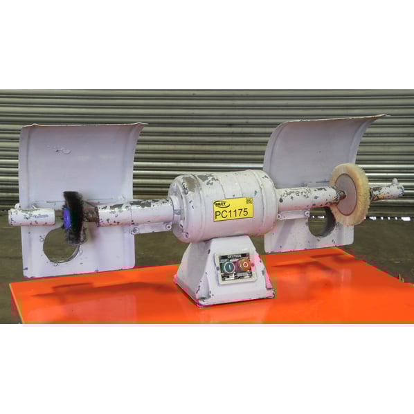 Gryphon Twin Head Double Ended Bench Mounted Polishing Lathe