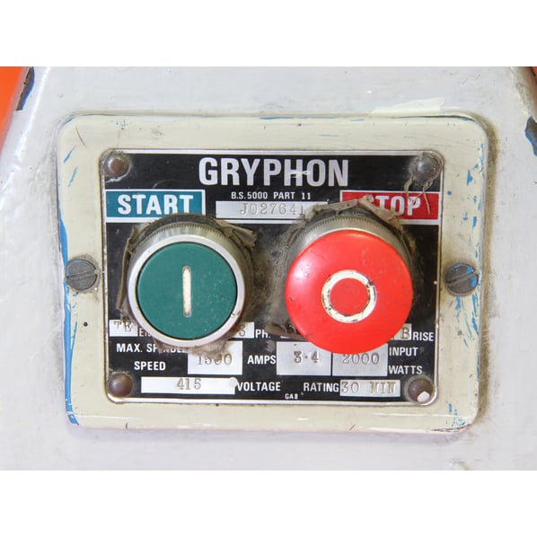 Gryphon Twin Head Double Ended Bench Mounted Polishing Lathe