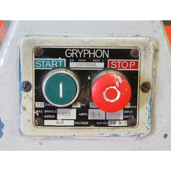 Gryphon Twin Head Double Ended Bench Mounted Polishing Lathe