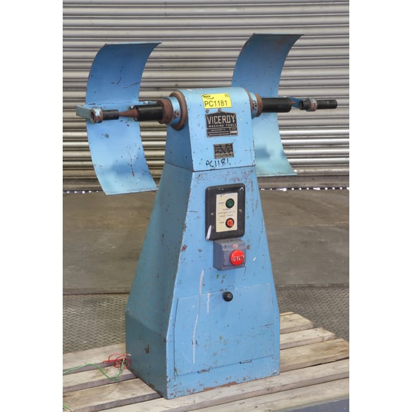 Viceroy Pedestal Mounted Double Ended Industrial Polisher
