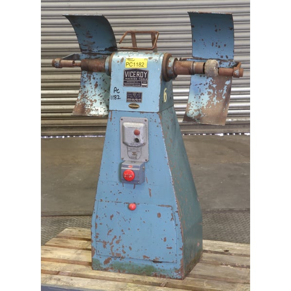 Viceroy Pedestal Mounted Double Ended Industrial Polisher