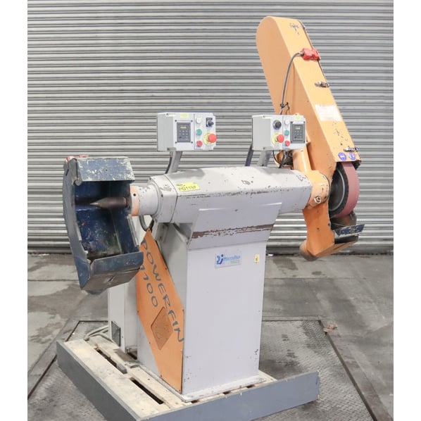 RJH Powerfin 1100 Heavy Duty, Double Ended Linishing Machine
