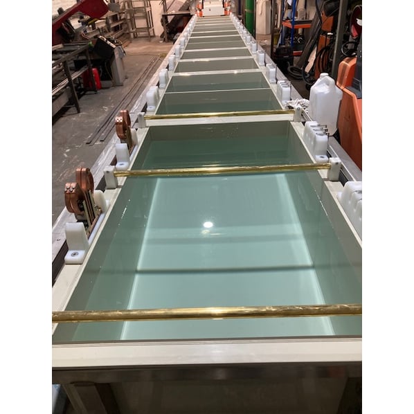 Eagle Engineering and Pioneer Prototype Unused, 14 Stage, Semi-Auto, Rack & Barrel Plating Plant