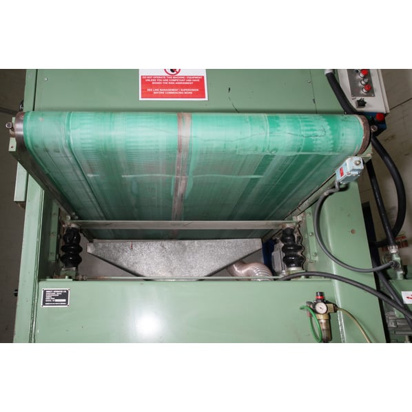 Birkett Cutmaster Through Feed Horizontal Belt Linishing and Sanding ...