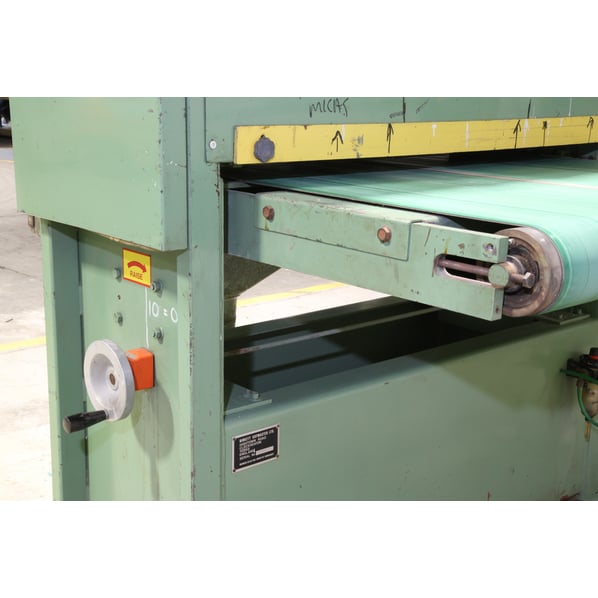 Birkett Cutmaster Through Feed Horizontal Belt Linishing and Sanding ...
