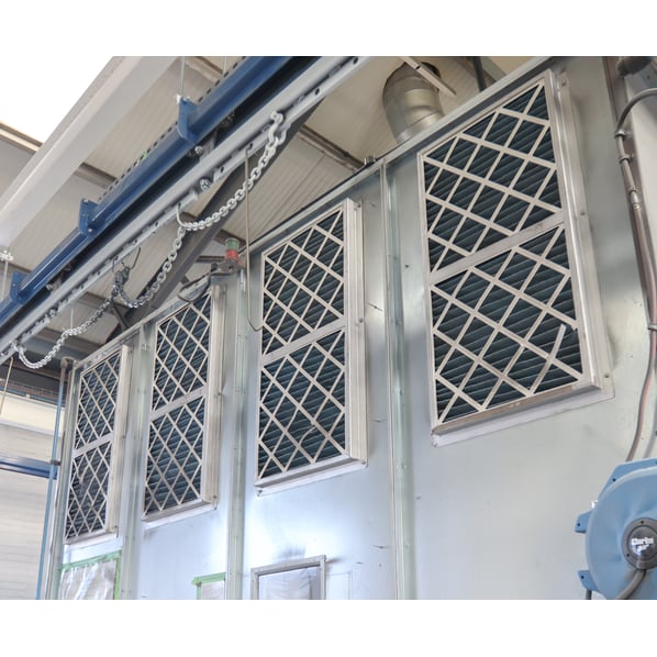 PB Metal Finishing Engineers Ltd Manual Wet Back Spray Booth with ...