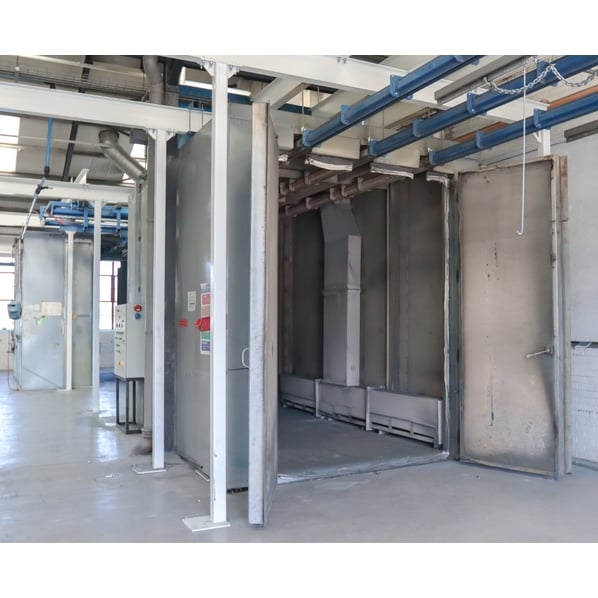 PB Metal Finishing Engineers Ltd Manual Wet Back Spray Booth with ...